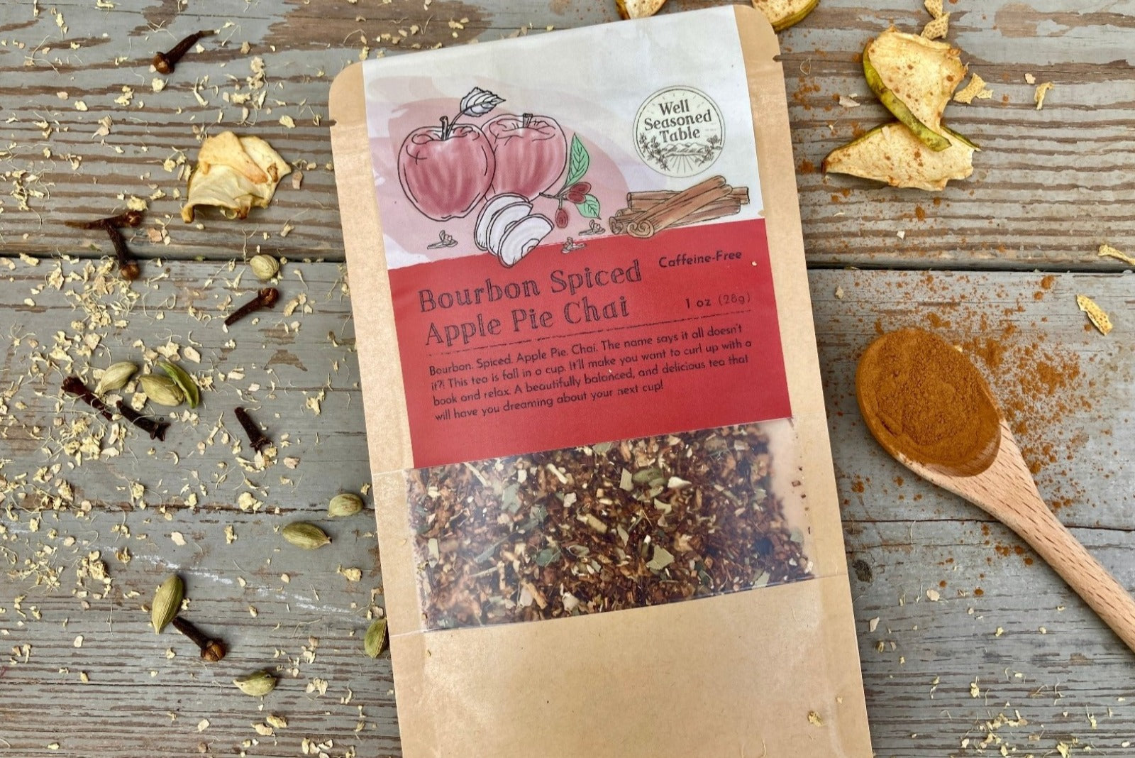 Bourbon Spiced Apple Pie Chai Tea | Well Seasoned Table – Well Seasoned ...